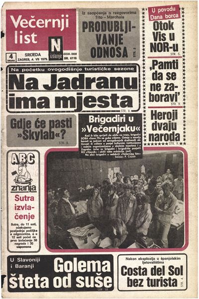 Večernji list - Arhiva starih brojeva i izdanja